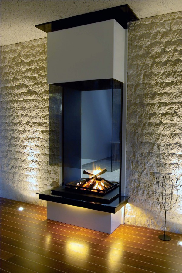 contemporary fireplace - custom fireplace - modern fireplace - bespoke ...