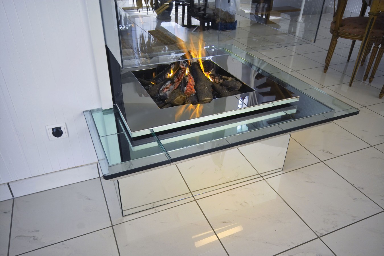 contemporary fireplace - custom fireplace - modern fireplace - bespoke ...